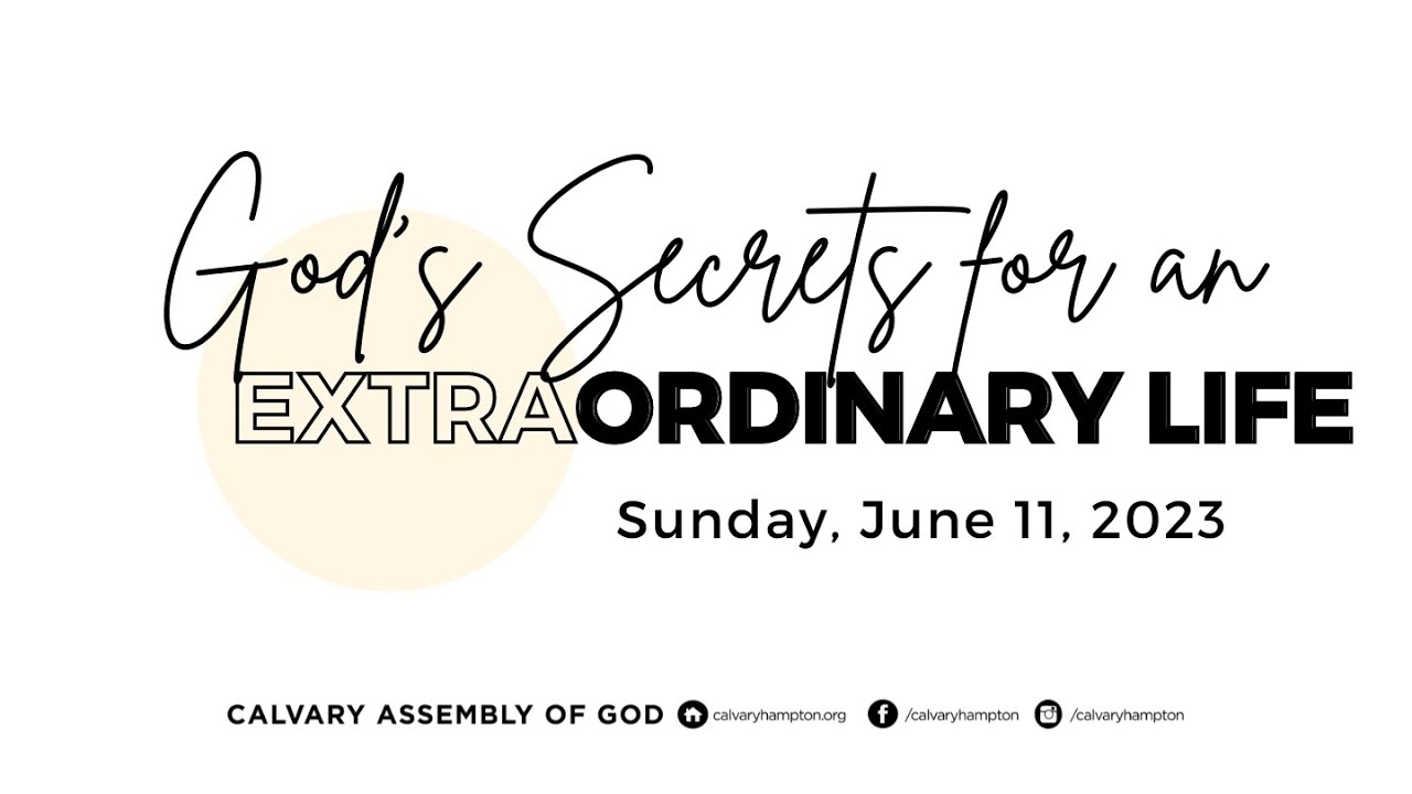 Sunday, June 11, 2023 Celebration Service - YouTube