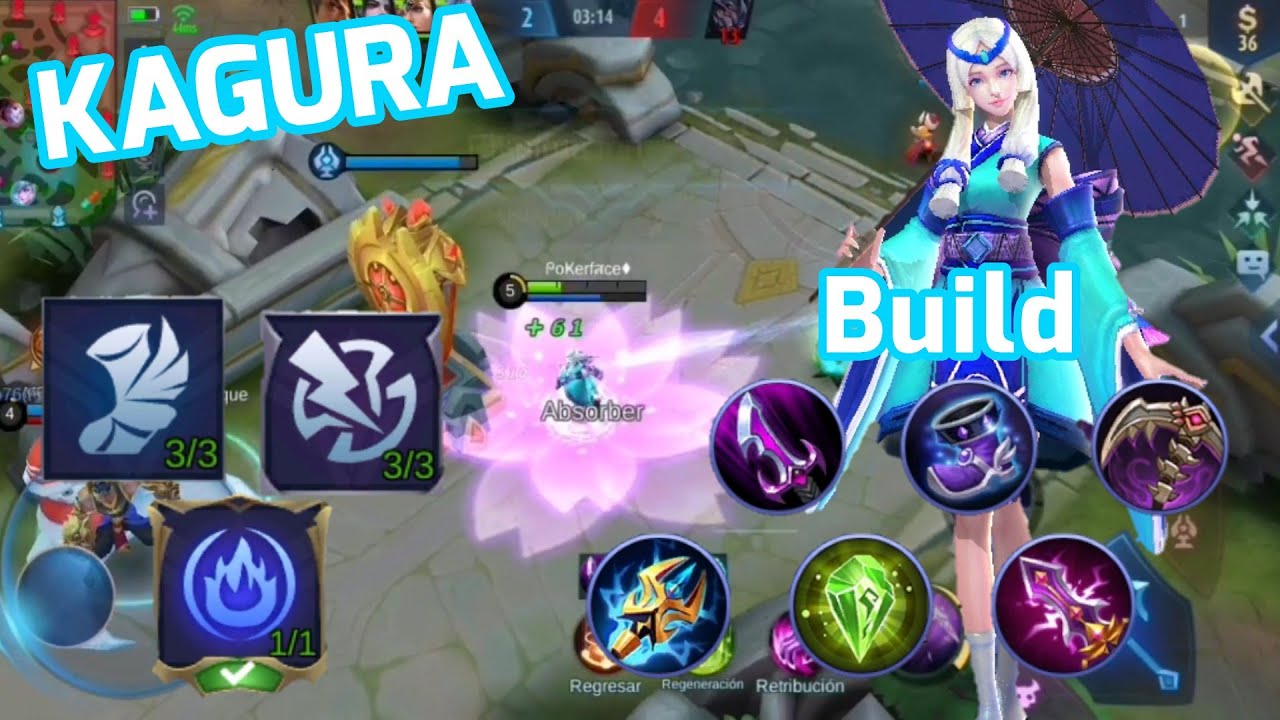 Como Jugar con Kagura Mobile Legends || Build 2020 || 🌸💮 - YouTube