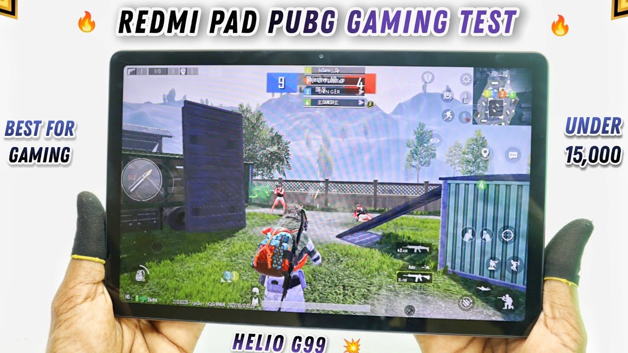 Redmi Pad PUBG Gaming Test |Helio G99 Processor-Great For Gaming| - YouTube