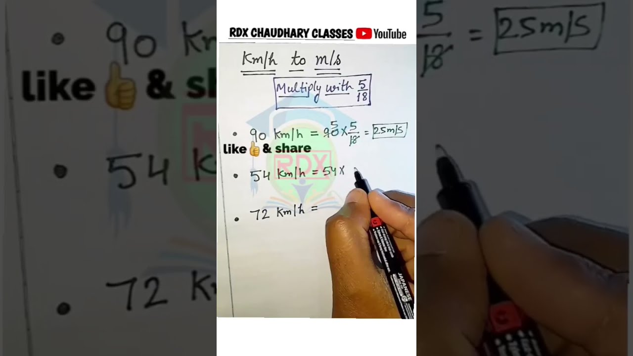 Km h To Change M s tricks ssccgl trickshots YouTube Km h To Change M s tricks ssccgl trickshots YouTube