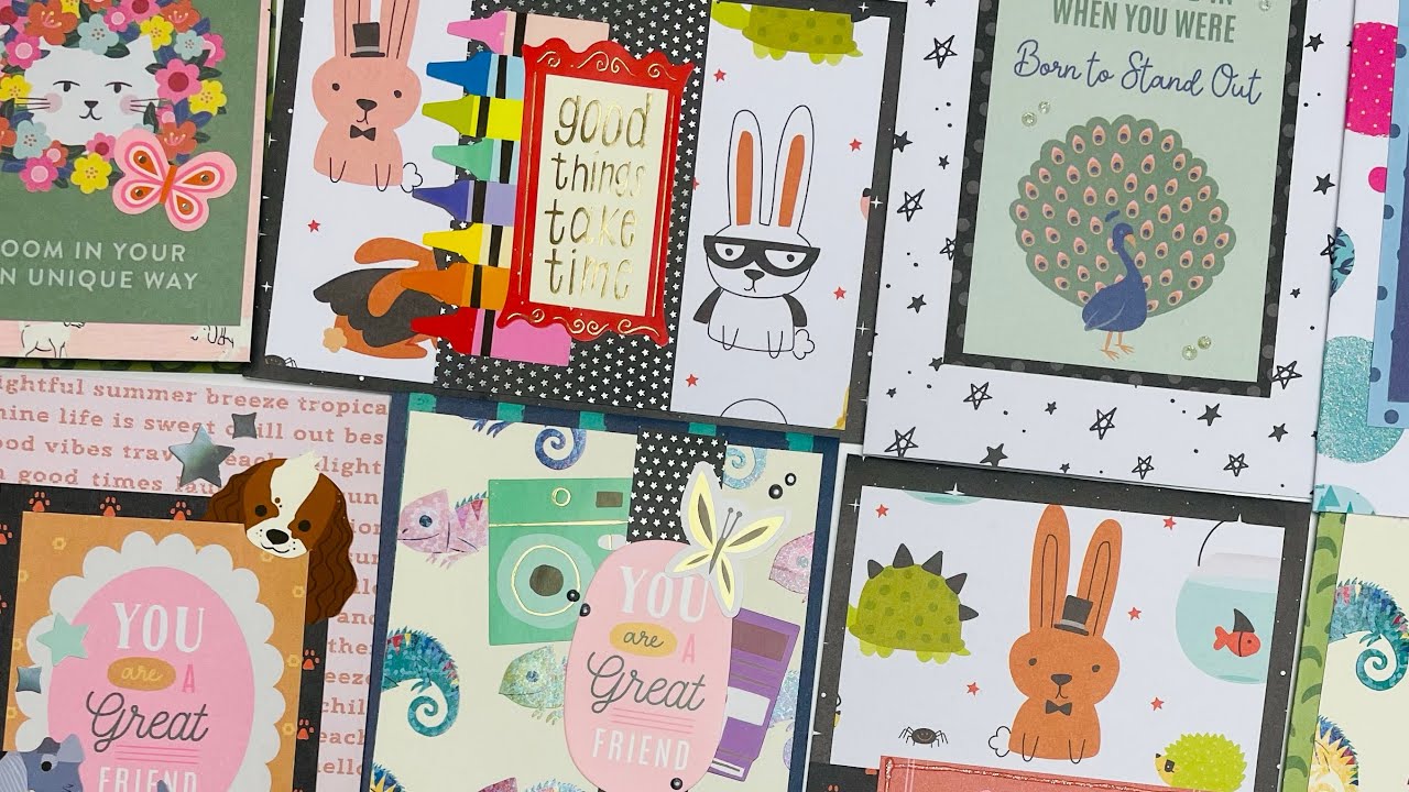 Animal themed card making for charity! VR for @jessicamarvelcrafts ...