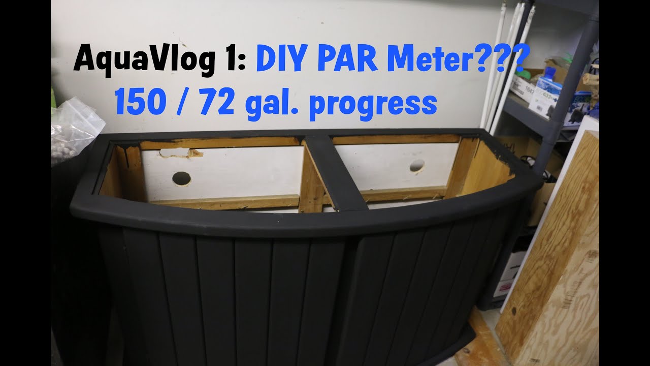 Project Progress - 150 Gal Aquarium, DIY PAR Meter??? and More! - YouTube