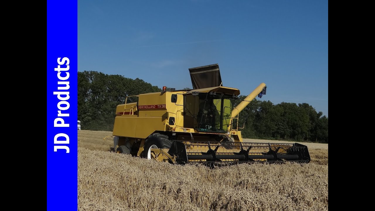 New Holland TX36/Graan Dorsen/Grain harvest/Getreideernte/Biddinhuizen ...