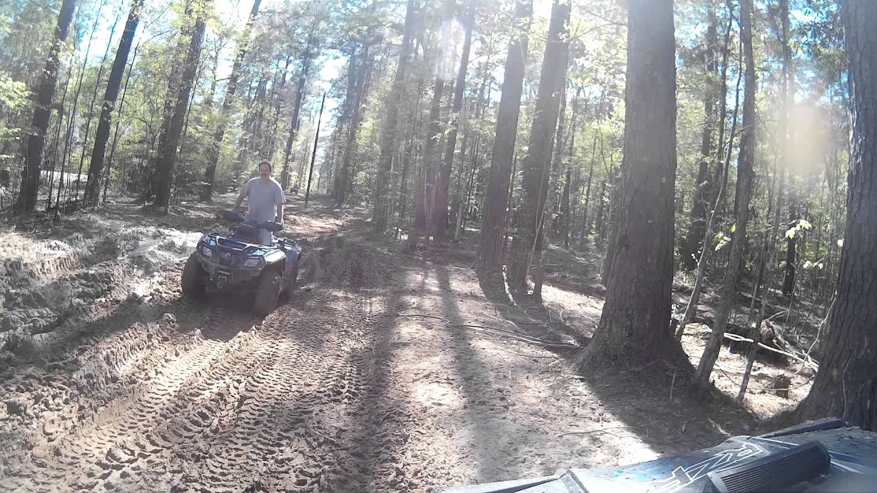 Riding the creek at Sabine ATV Park. Polaris Ranger RZR - YouTube