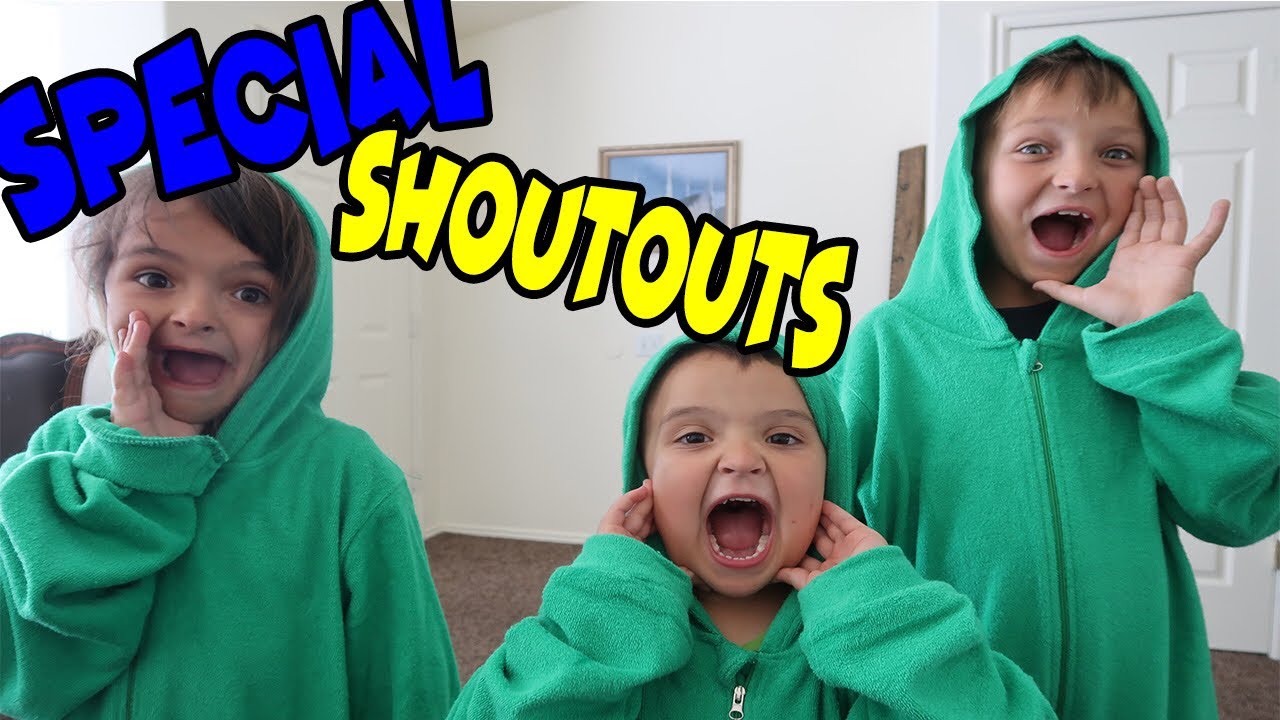 SPECIAL SHOUT OUT VIDEO | Did we say your name? - YouTube