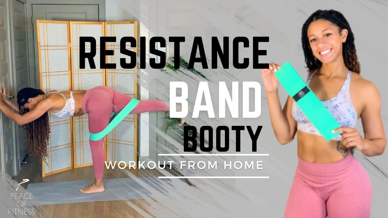 15 Minute Resistance Band Booty Workout From Home Tone And Sculpt
