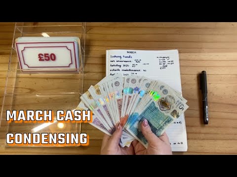 MARCH CASH CONDENSING || CASH UNSTUFFING || LIFE CHAOS - YouTube