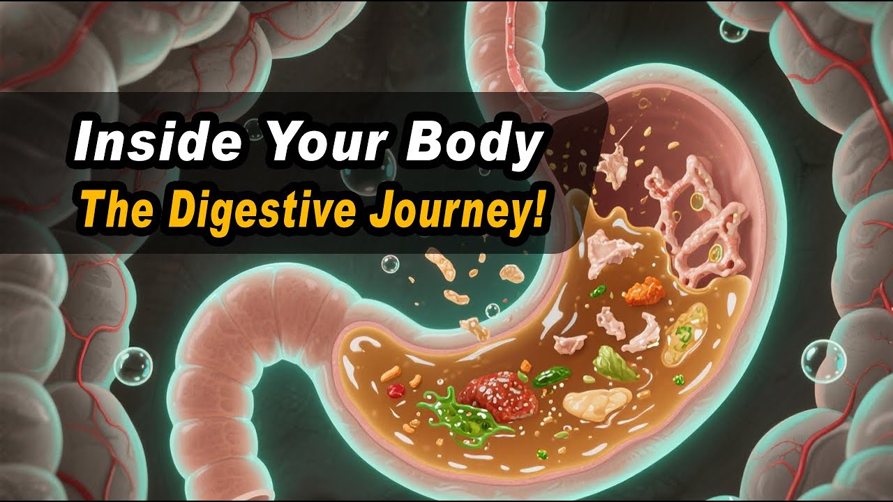 "The Amazing Journey of Food Through Your Body | Hyper-Realistic ...