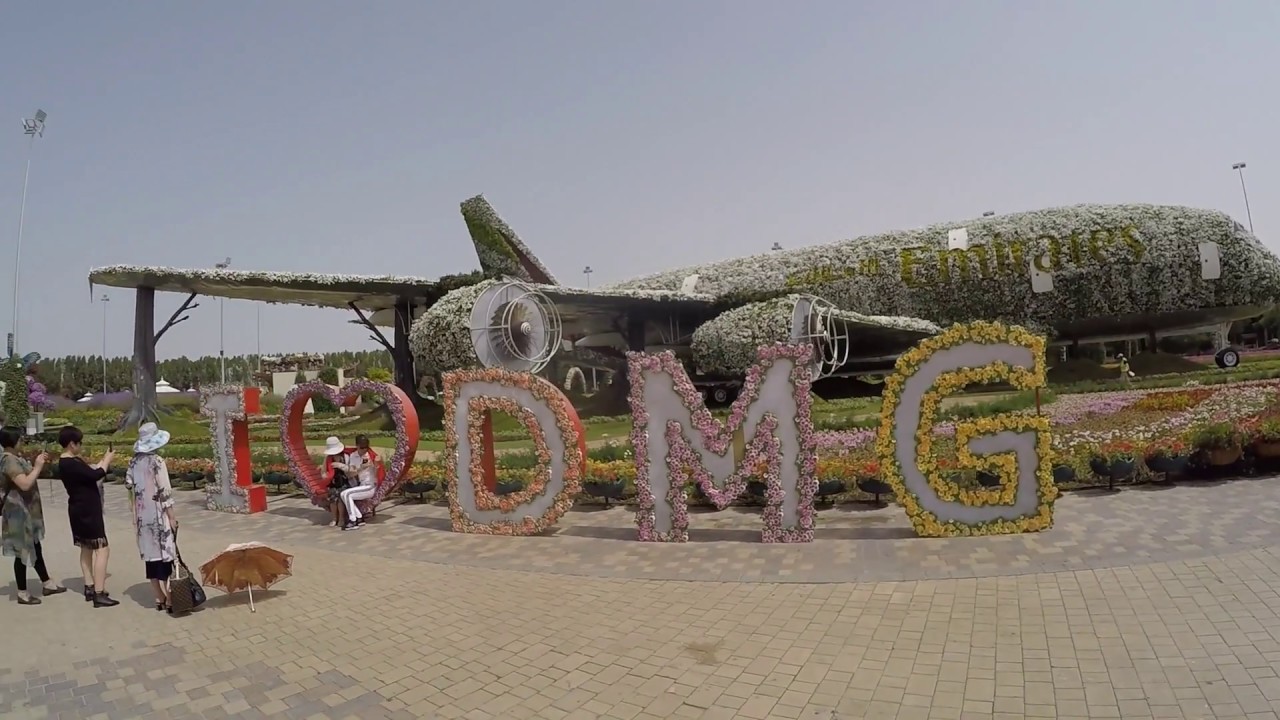 World's Largest Floral Structure (Emirates A380) - Dubai Miracle Garden ...