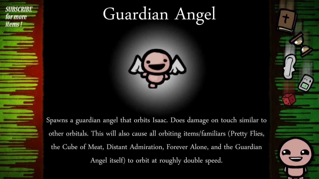 Binding of Isaac items: Guardian Angel - YouTube