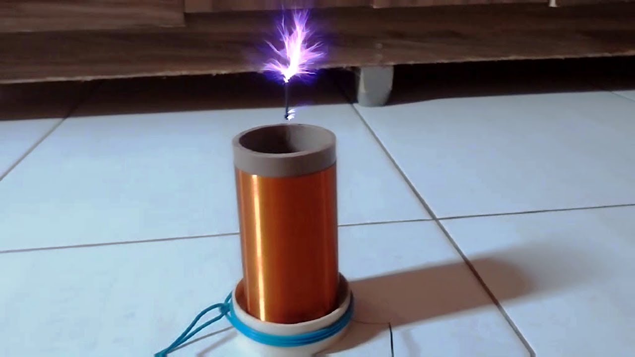 SSTC solid state tesla coil [using one transistor mosfet] - YouTube