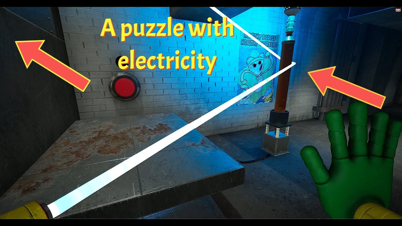 How to solve a puzzle with electricity ( poppy playtime ) - YouTube
