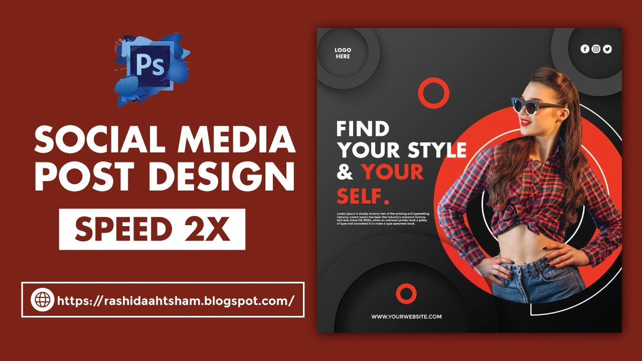 Design Unique Fashion Style Post in Photoshop | Photoshop Tutorials ...