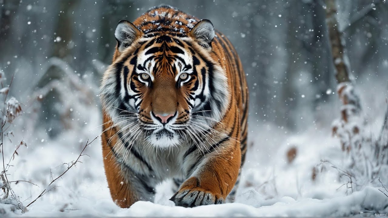 Siberian Tiger's Powerful Predator Skills: Master Hunter of the Snowy ...