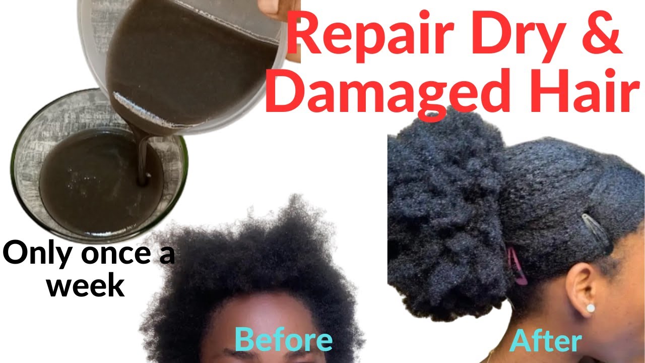 DIY Hair Mask For Repairing Dry and Damaged Hair. How To Repair Dry ...