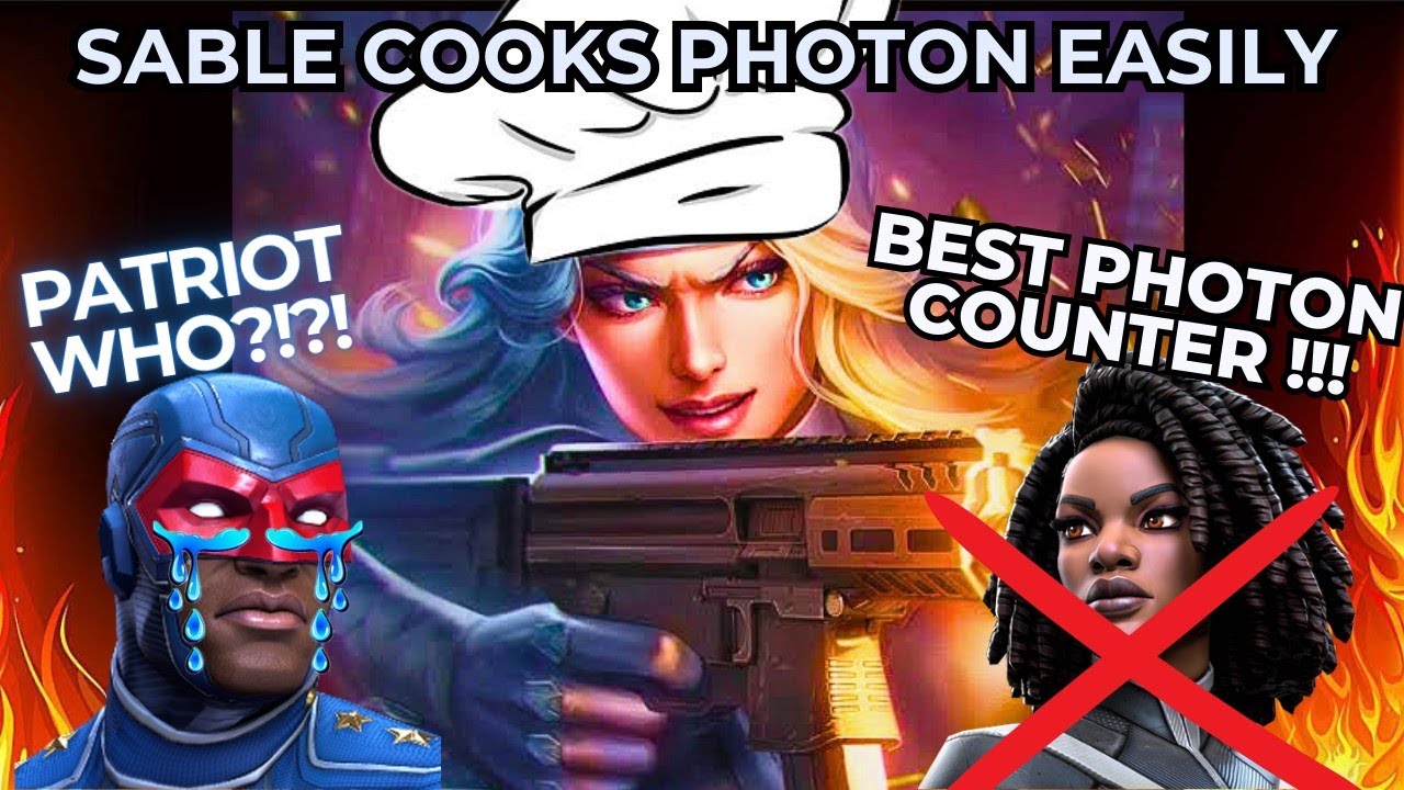 Sable Can Cook Photon Easily | Patriot Who?!?!! | Mcoc | Marvel Contest ...