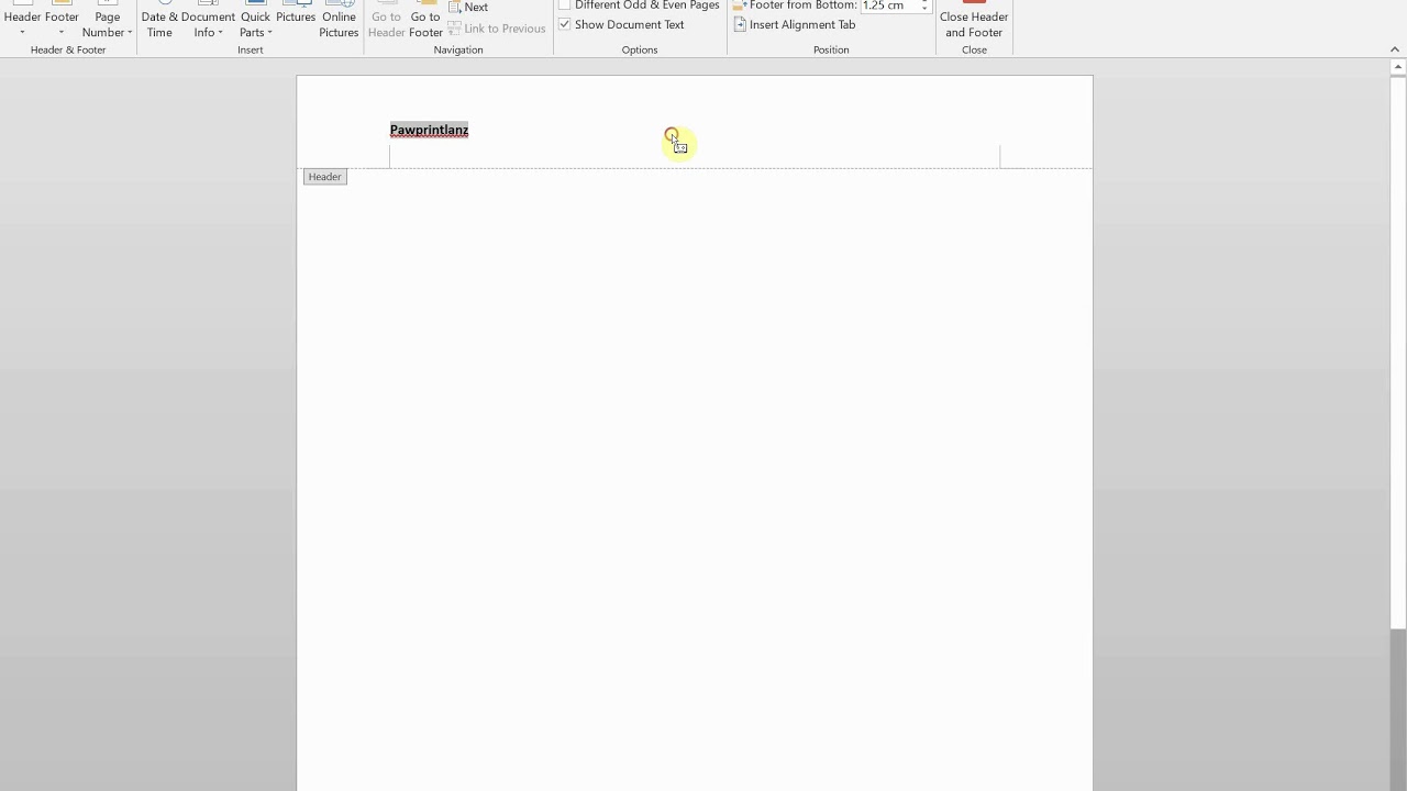[Tutorial] Using Macro for Header and Footer - YouTube