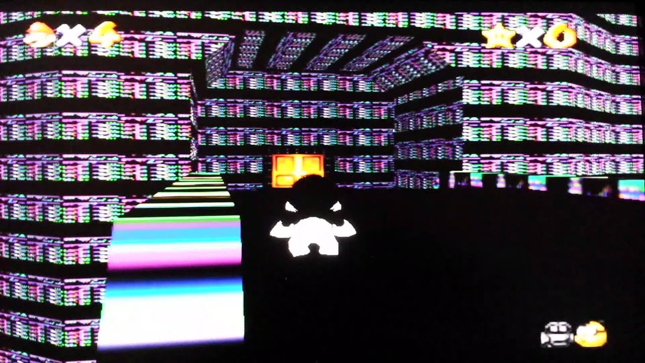 SM64 Cheat Code black and white sm64 - YouTube