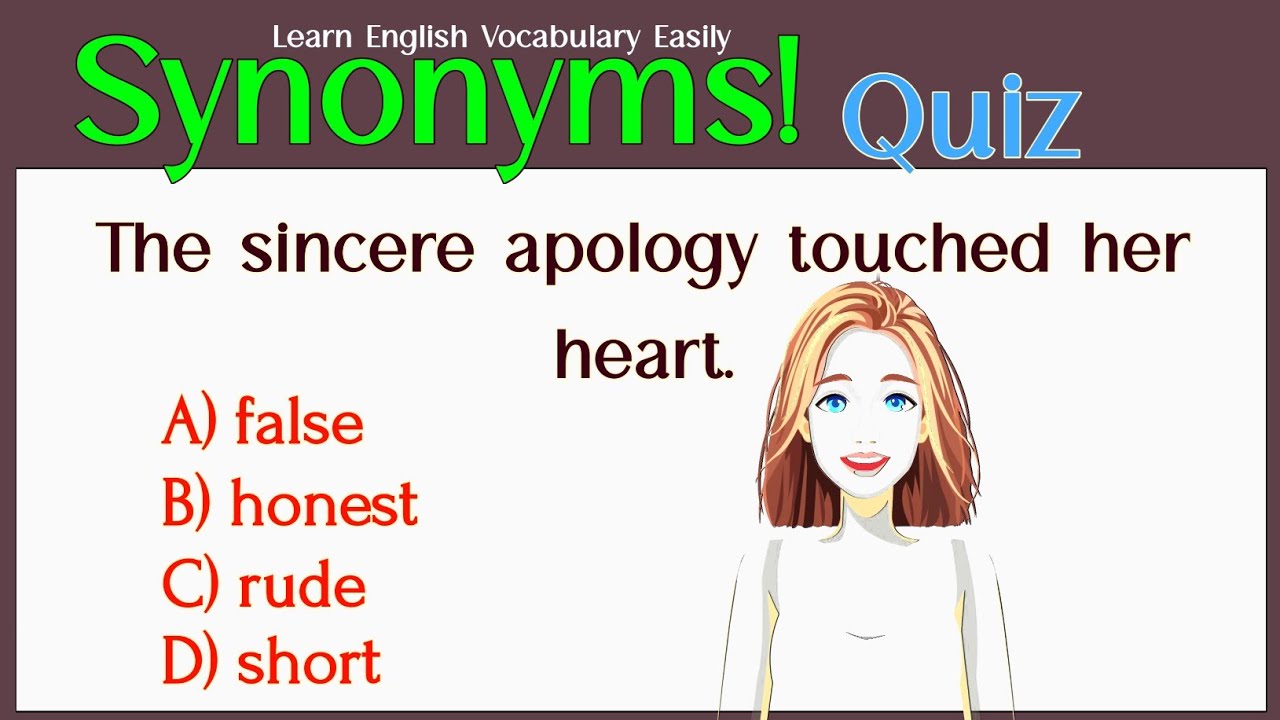 ⚡ English Vocabulary Test | Find the Right Synonym! challenge141 - YouTube