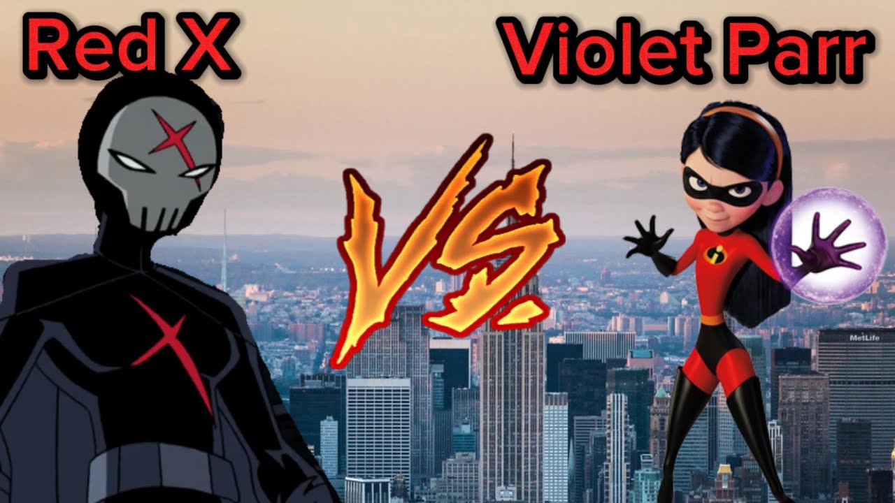 Red X Vs Violet Parr - YouTube