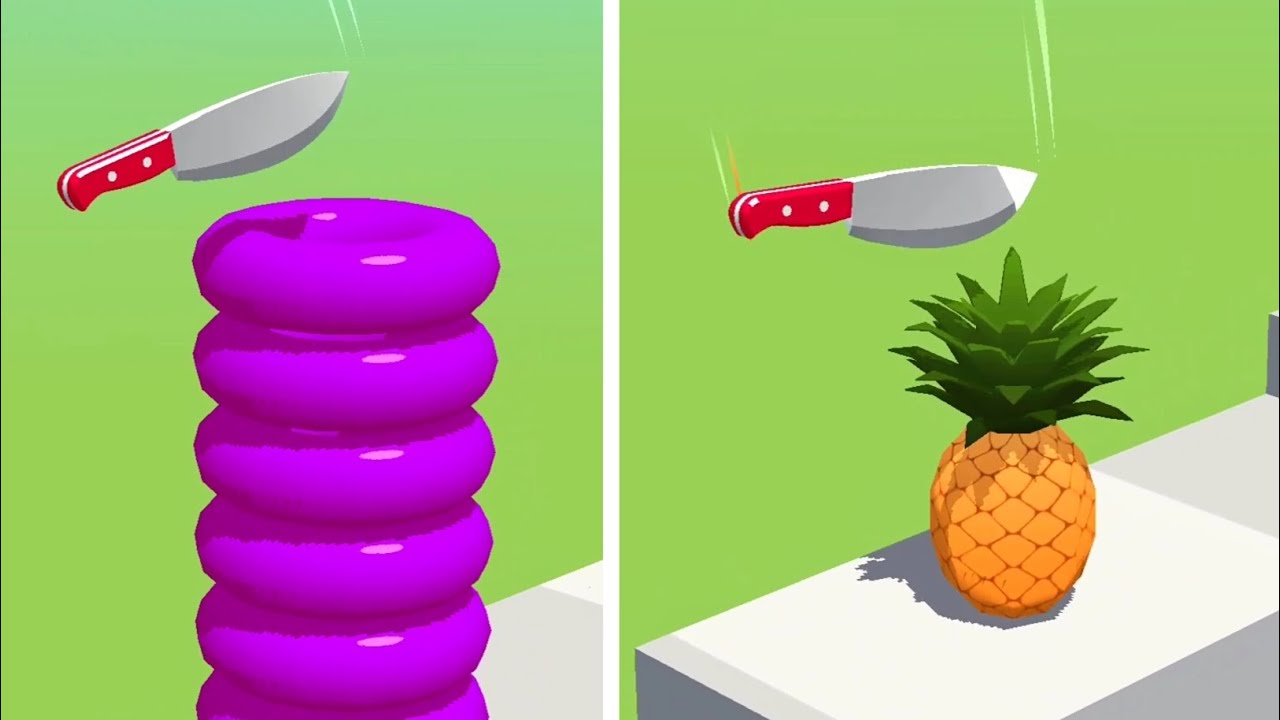 Slice It All! Very Satisfying and Relaxing ASMR Slicing Gameplay Video ...