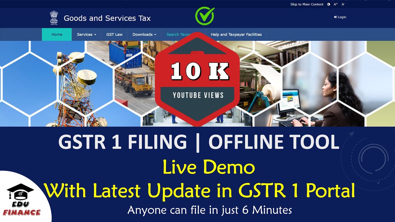 How to prepare GSTR1 using Offline tool ? | Updates Included | - YouTube