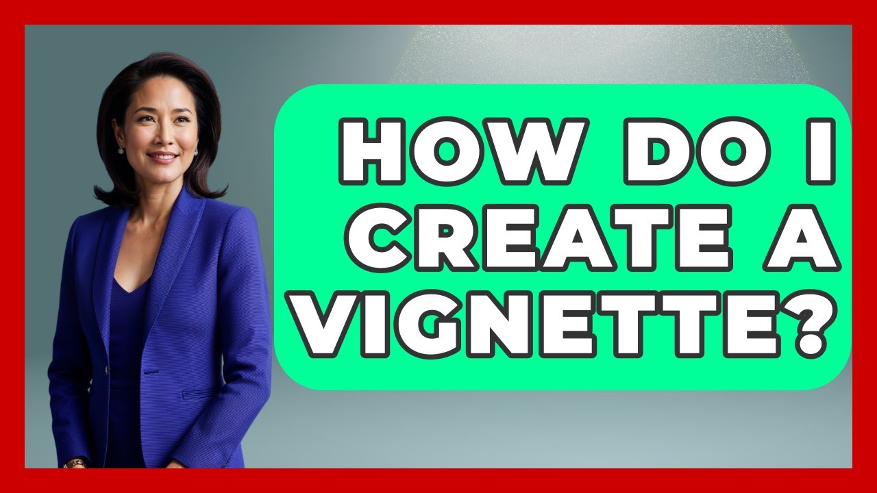 How Do I Create A Vignette? - Graphic Design Nerd - YouTube