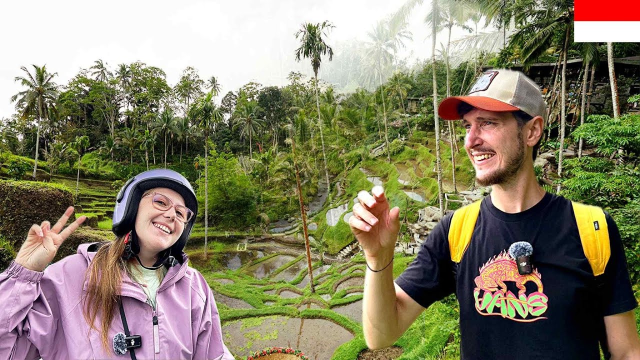 Am ajuns la cele mai spectaculoase terase de orez din Bali! -Vlog 126 ...