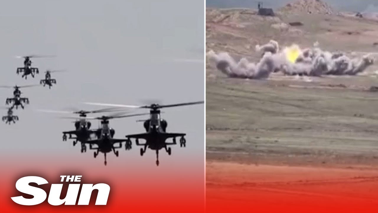 China shows off attack chopper helmets that can aim deadly machine guns ...