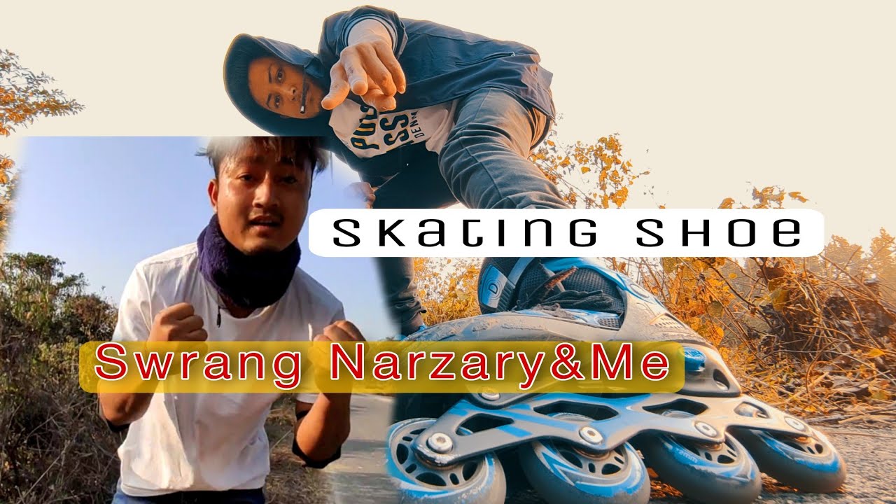 |First Time Skating In Village Road //Swrang Narzary & Kokrajharian Vlogger|| - YouTube
