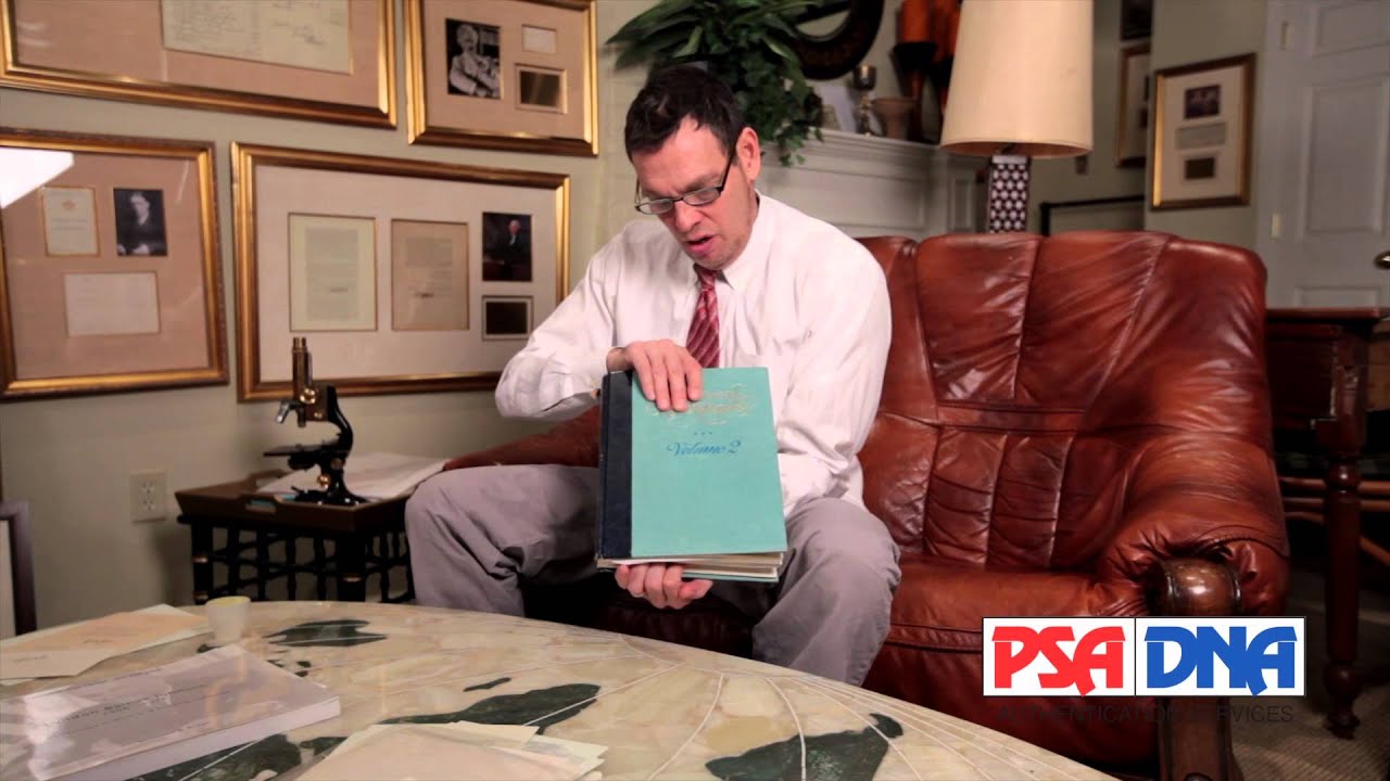 PSA | DNA - John Reznikoff Authenticates LBJ Autographs - YouTube