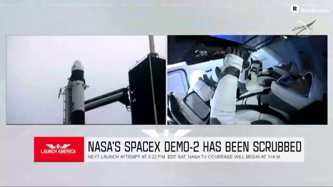 SpaceX launch just scrubbed - YouTube
