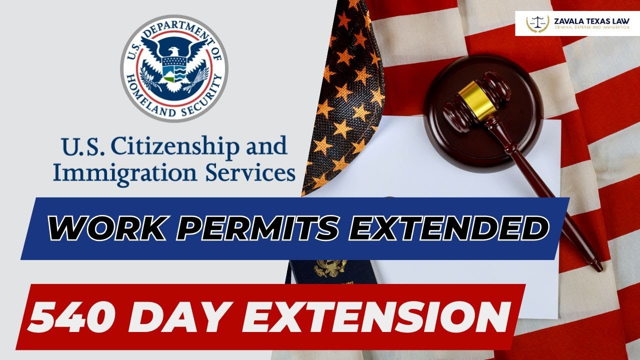 Breaking News: DHS Grants Extended Work Permits For Immigrants ...