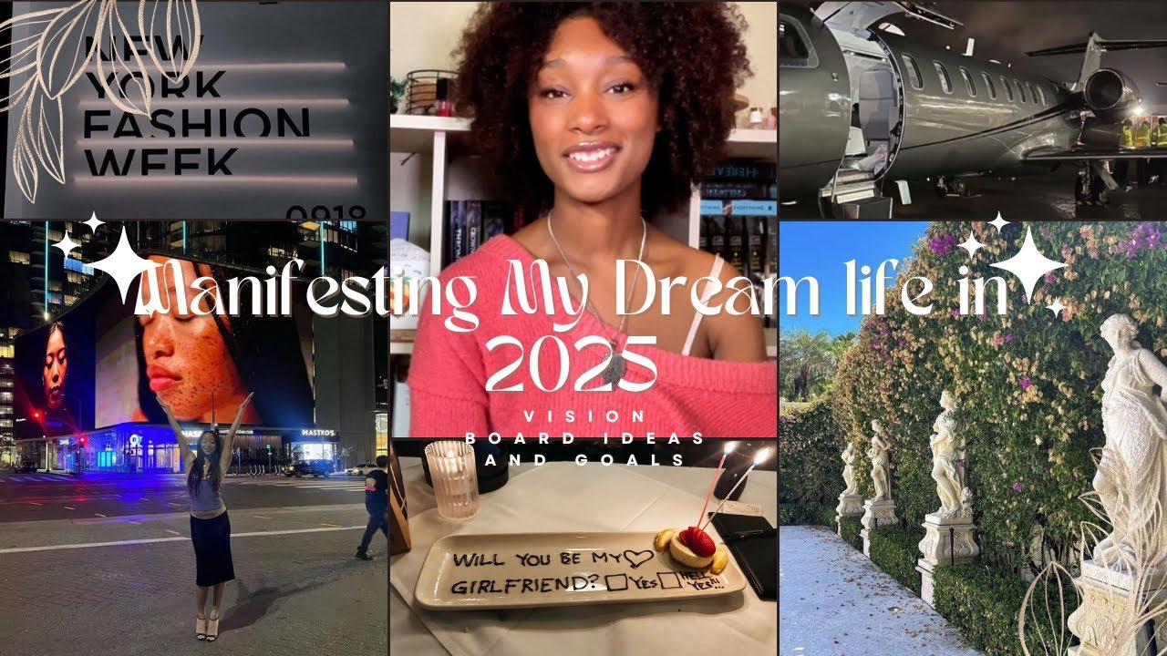 Manifesting My Dream Life in 2025 Vision Board Ideas & Goals - YouTube