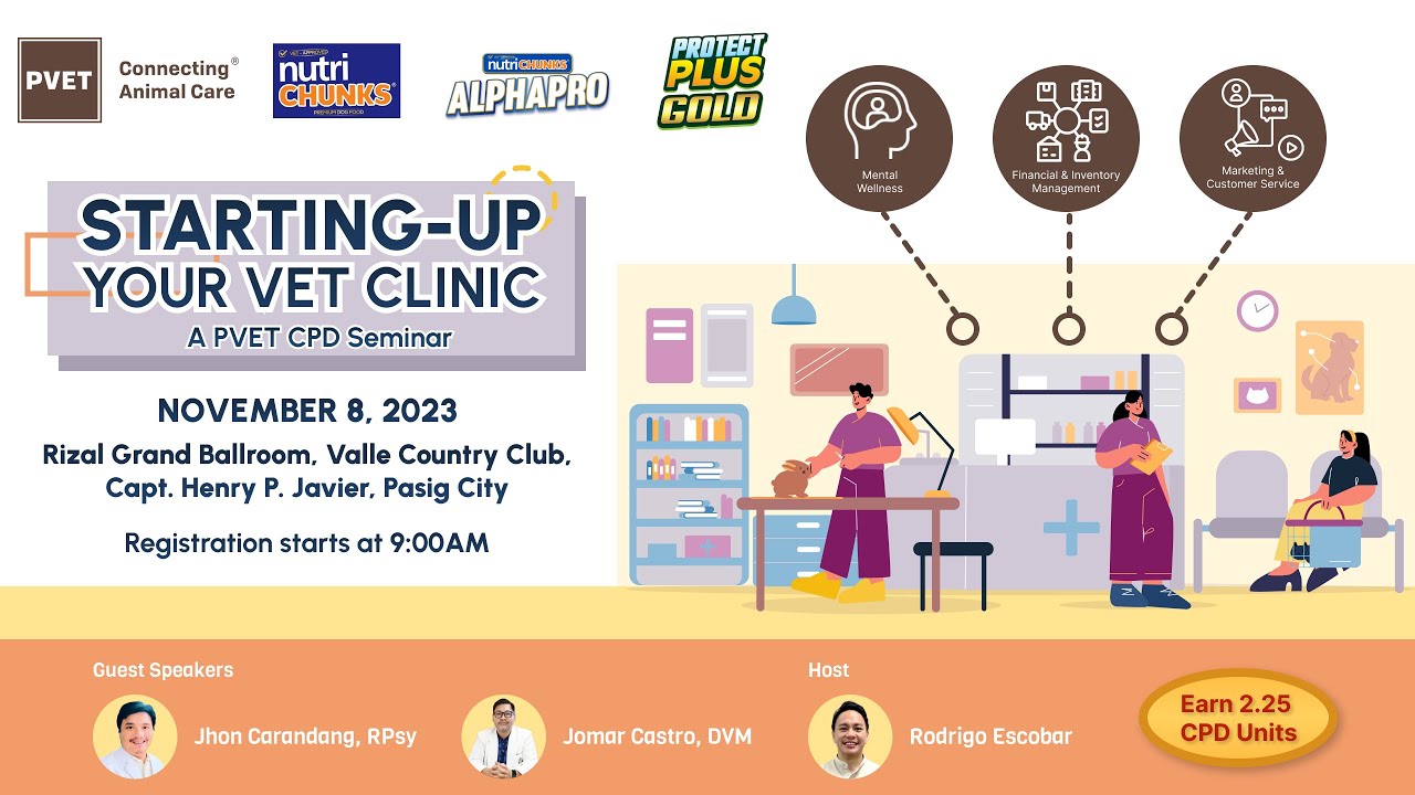 PVET CPD Seminar: Starting Up Your Vet Clinic (Highlights) - YouTube
