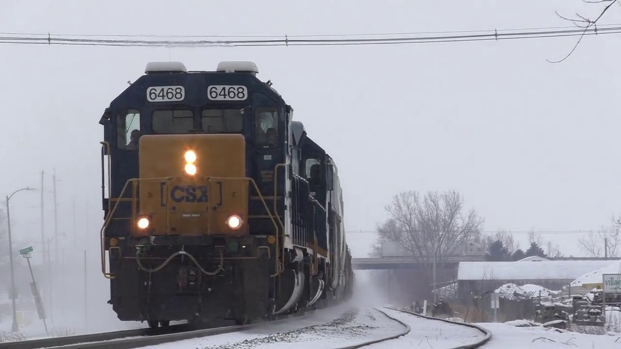 CSX 6468 leads The last J782 - YouTube