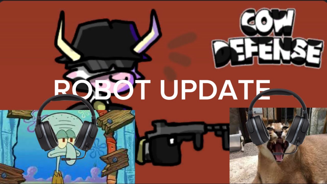 Cow defense overhaul update! [cow defense robotic chaos] - YouTube