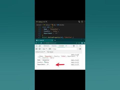 Enumerable vs Non Enumerable property in Javascript #shorts #javascript ...