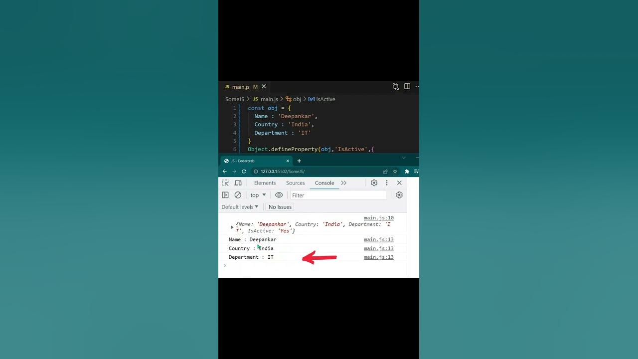 Enumerable Vs Non Enumerable Property In Javascript shorts javascript enumerable-vs-non-enumerable-property-in-javascript-shorts-javascript