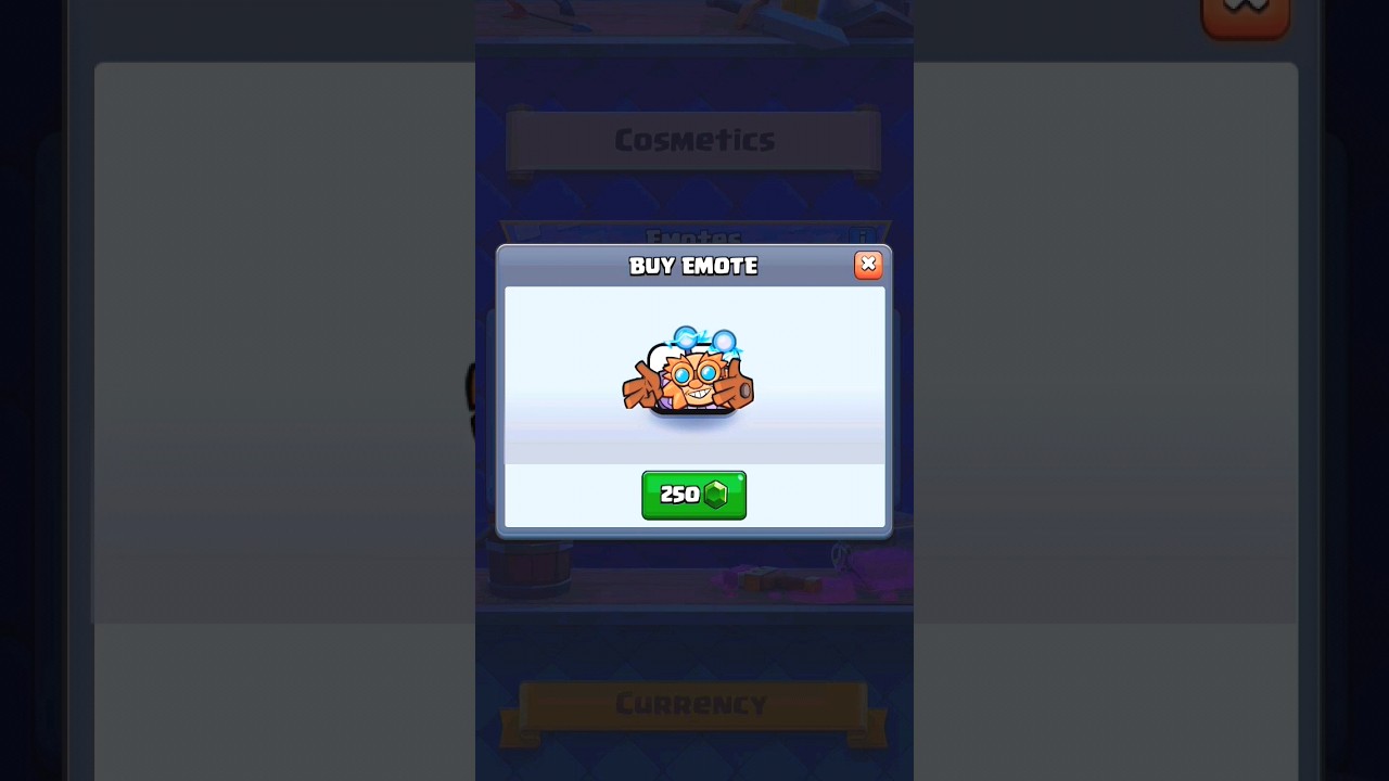 Purchased !!! ⚡ Electro Giant Epic Emote for 250 Gems #clashroyale # ...