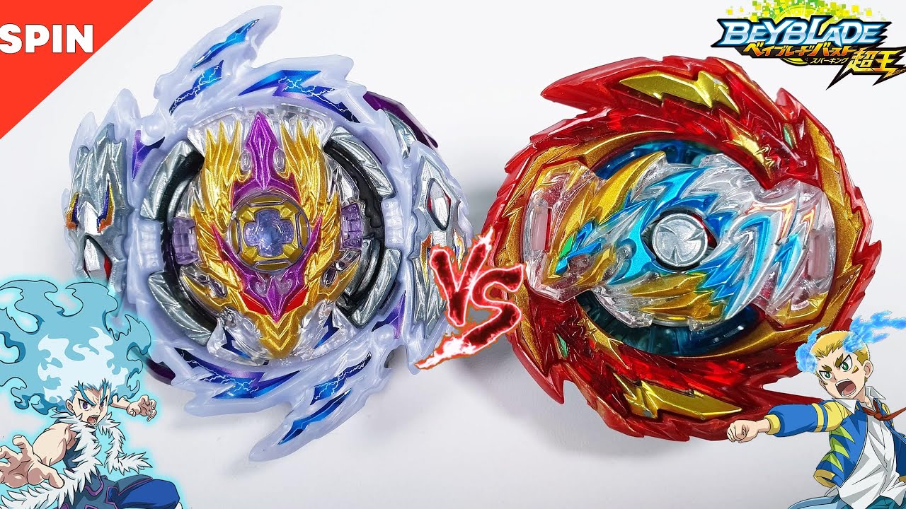 Beyblade Burst Sparking Rage Longinus VS Master Dragon 베이블레이드 버스트 슈퍼킹 ...