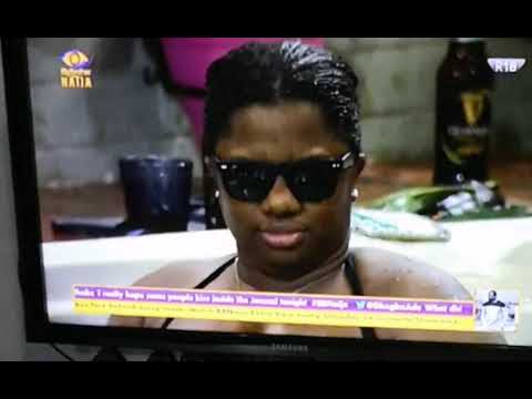 BBnaija Friday night jacuzzi Grove /Dora and Nengi in a scandalous bikini