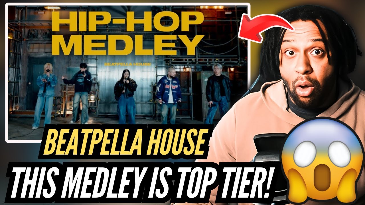 First Time REACTION! | BEATPELLA HOUSE - HIPHOP MEDLEY (BEATBOX) | TOP TIER! - YouTube