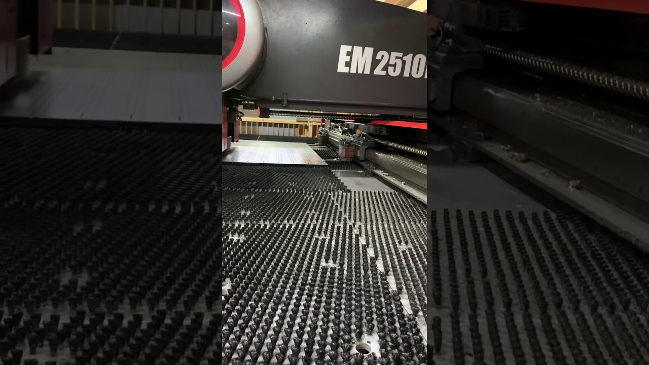 Amada NCT machine EM5210 Punching Japan(ජපනයේ NCT යන්ත්‍ර ක්‍රියාත්මක ...