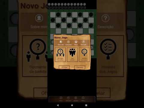 Jogo de damas - Como jogar on LINE com um amigo.