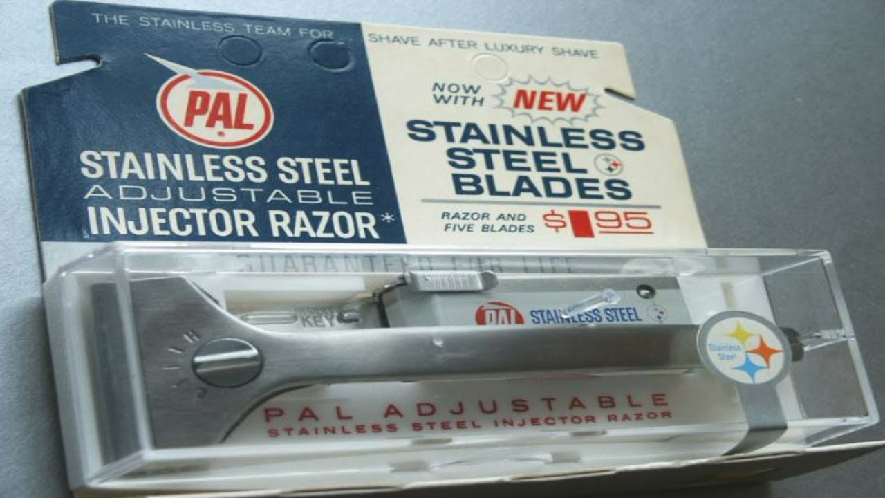 PAL Stainless Adjustable Injector Razor - YouTube