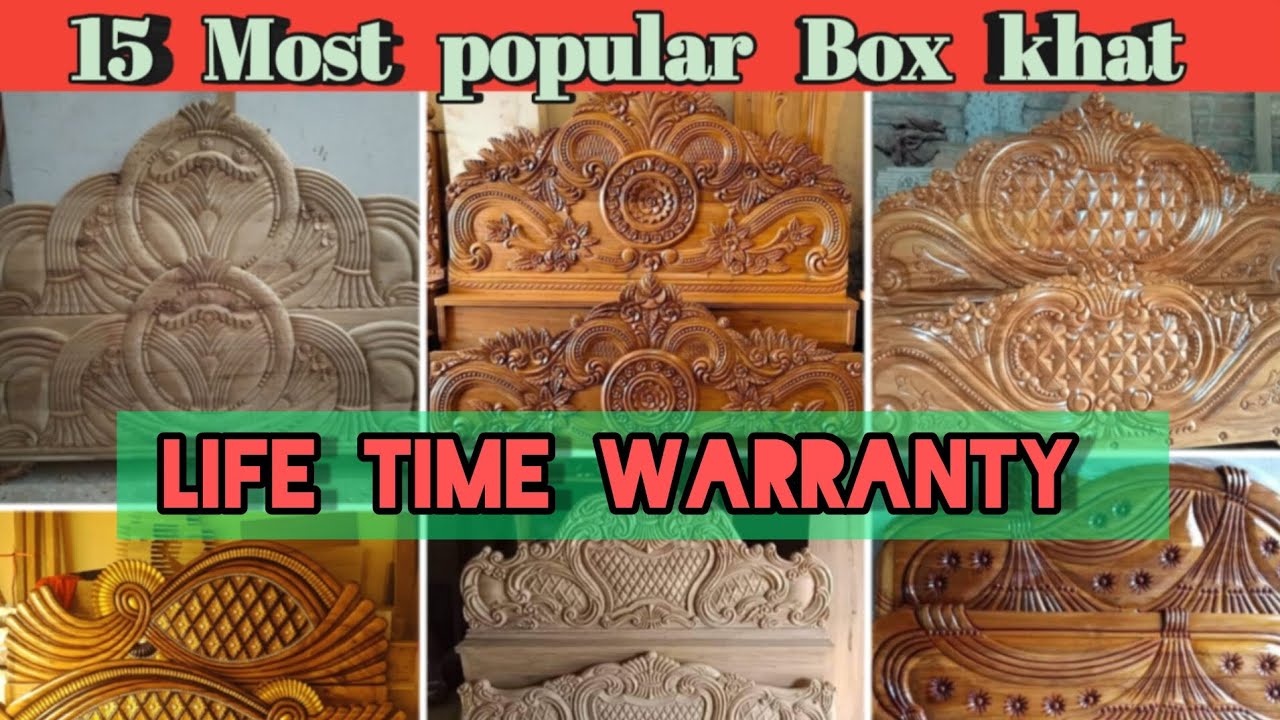 //Top New wooden box khat design// for home..by Barman dipo furniture ...