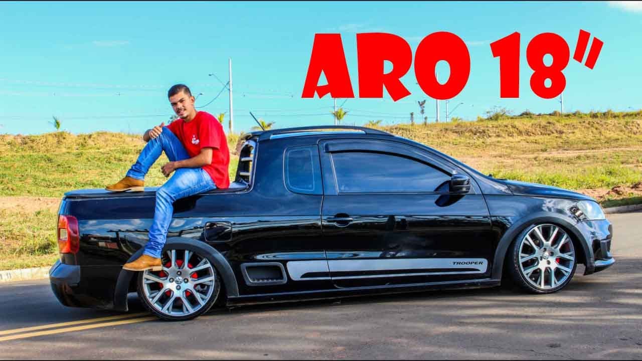 OFF CAR - Saveiro G6 Trooper aro 18 !!! - YouTube