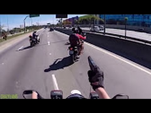 Motorsikletli polis yakalama videoları Brezilya