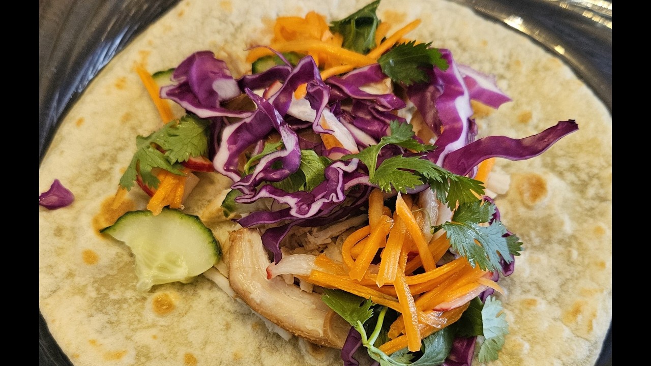 Banh Mi Tortilla Wraps #alphagal - YouTube